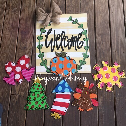 Interchangeable Welcome Signs | Etsy