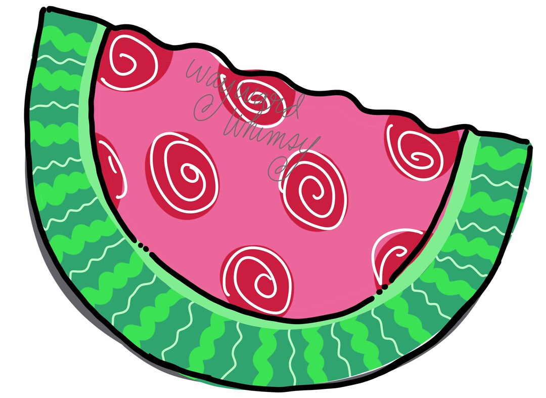 Watermelon Door Hanger Downloadable File Printable Template - Etsy