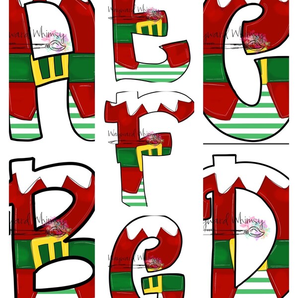 Elf Door Hanger Template - Etsy