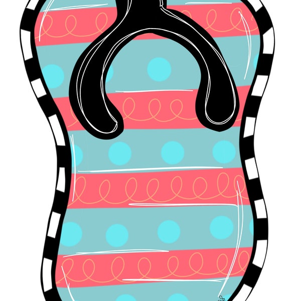 Flip Flop Door - Etsy