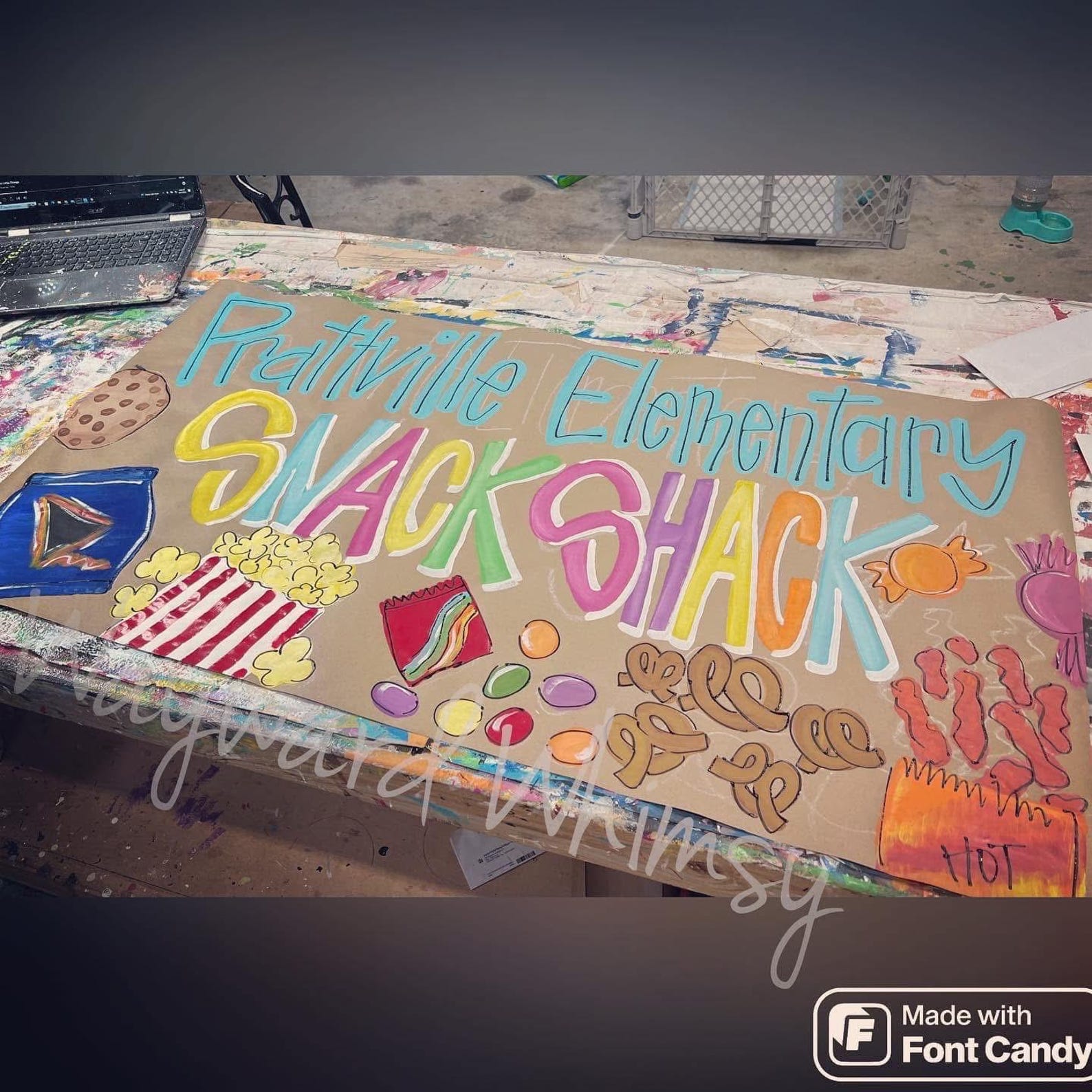 Hand Painted Custom Back to School- Teacher - Classroom Birthday Banner ...