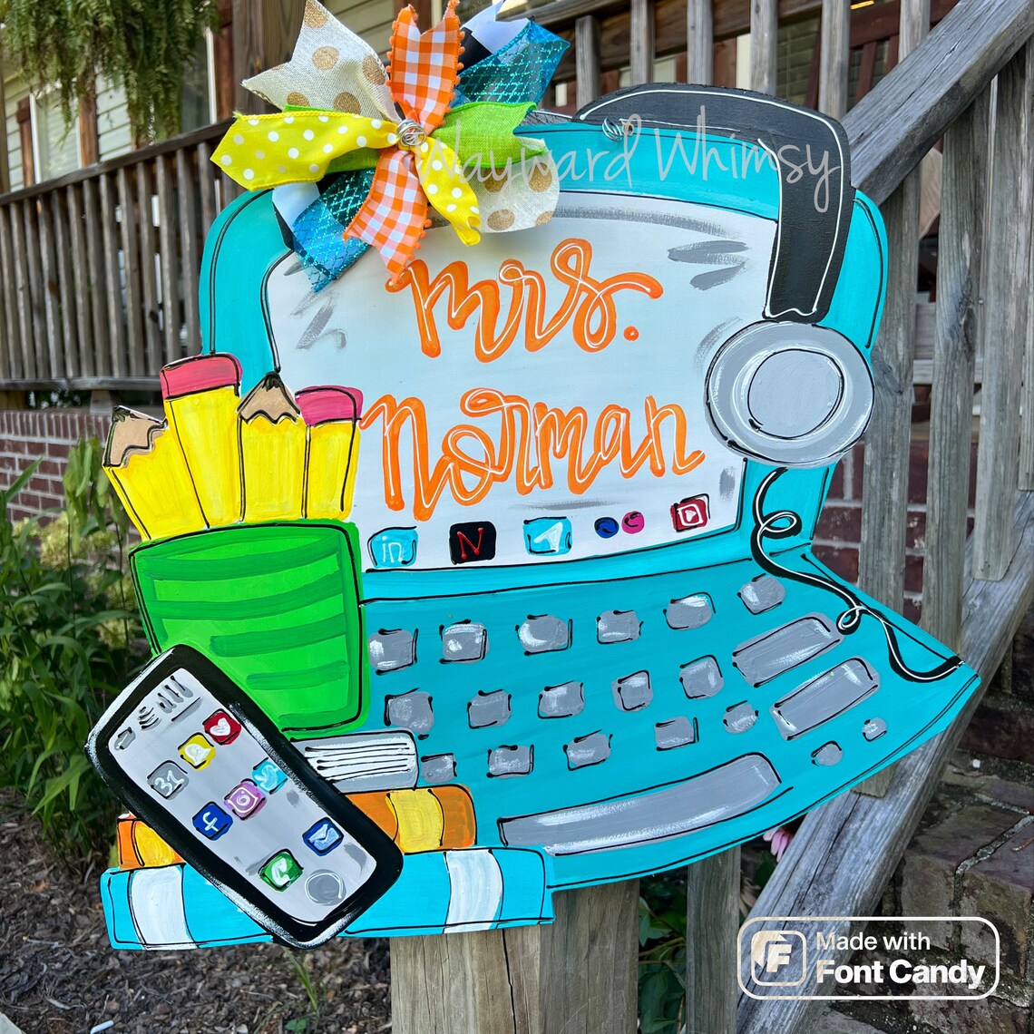 Technology Computer Typing Graphic Design Teacher Wood Cut - Etsy