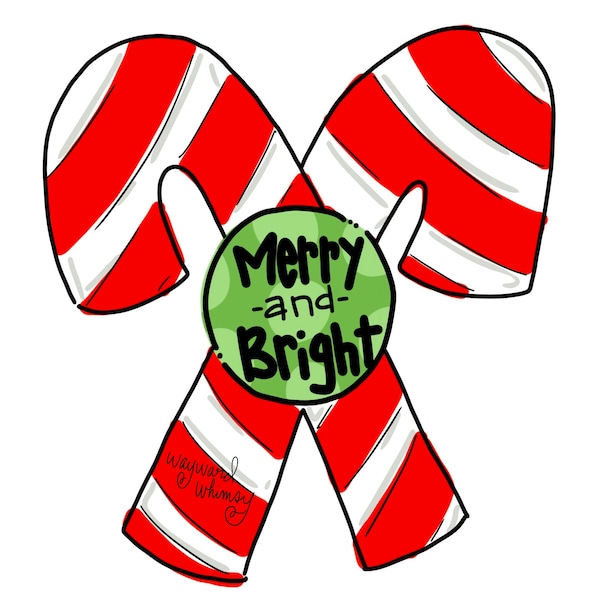 Candy Cane Door - Etsy