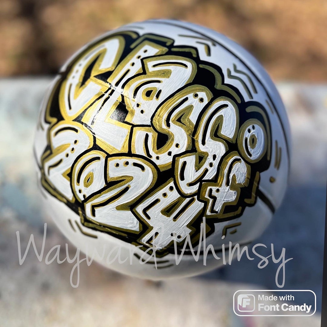 Painted Sports Ball Football Baseball Softball Soccer Ball Basketball ...