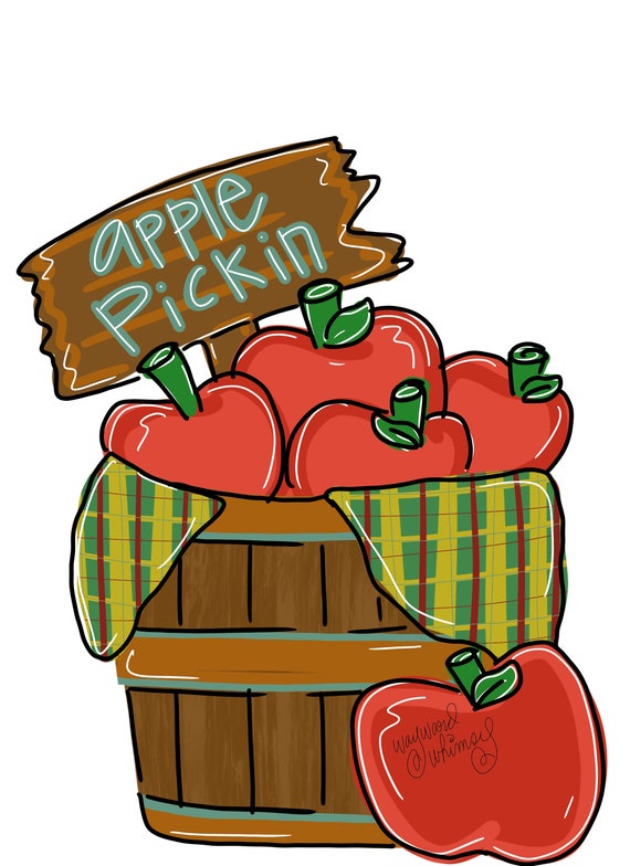 Apple Barrel Door Hanger Downloadable File Printable Template | Etsy