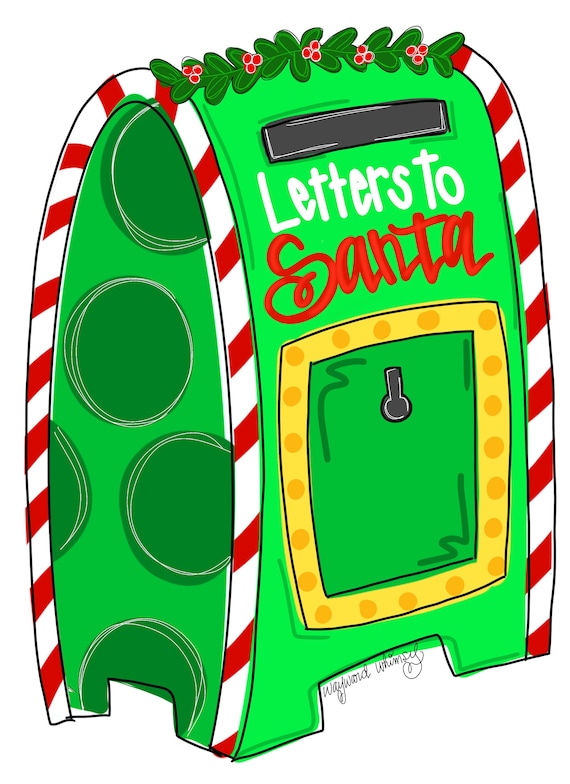 Letters to Santa Door Hanger Downloadable File Printable - Etsy