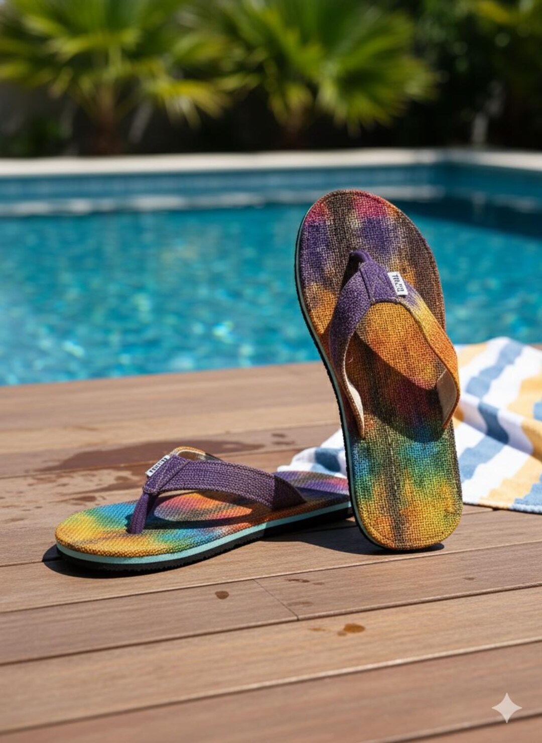 Organic Hemp Flip Flops: Sustainable Vegan Beach Sandals - Etsy