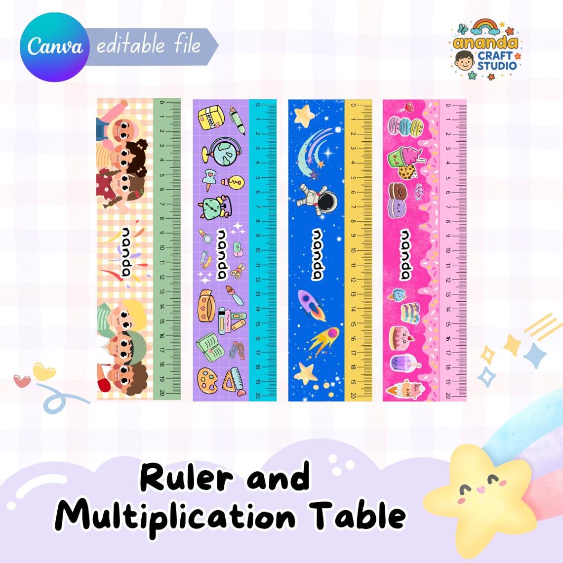 Back-to-school Kids' Rulers, School Supplies, Classroom Supplies ...