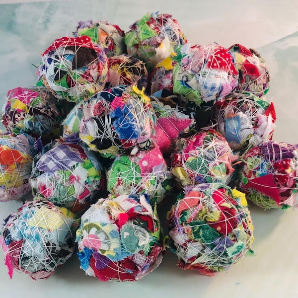 Rag Balls - Etsy