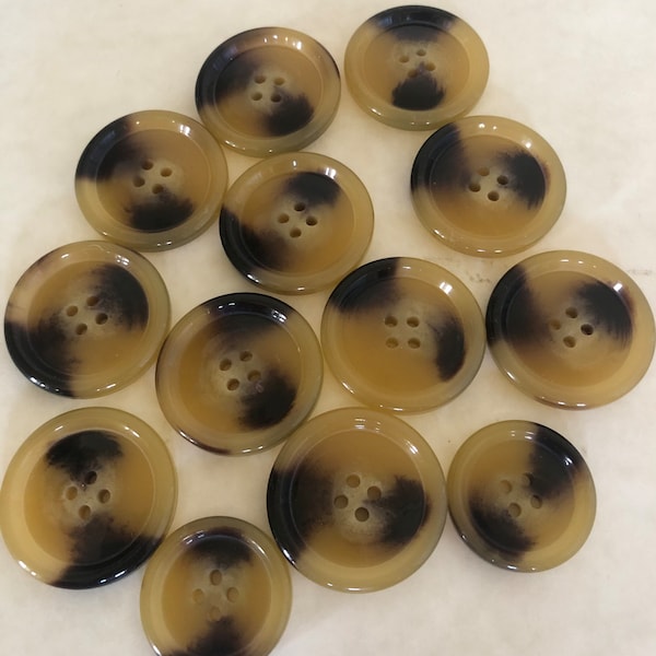 Two Tone Buttons - Etsy