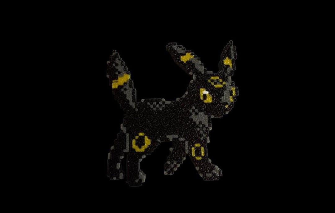 Umbreon Pokémon Keychain – 3D Printed Dark-type Accessory for Keys ...