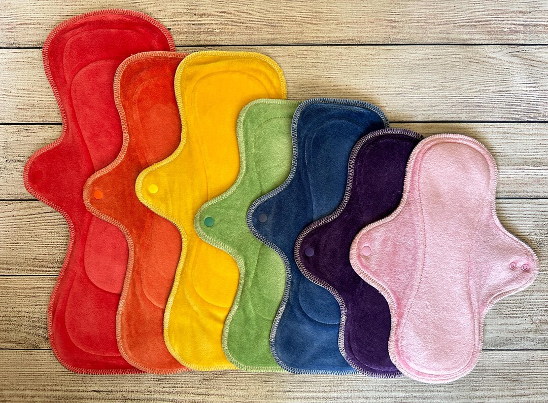 Ultimate Heavy Flow And/or Postpartum Reusable Cloth Pad Package ...