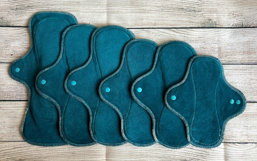 Starter Pad Package of Reusable Cloth Pads - Cotton Velour - Etsy
