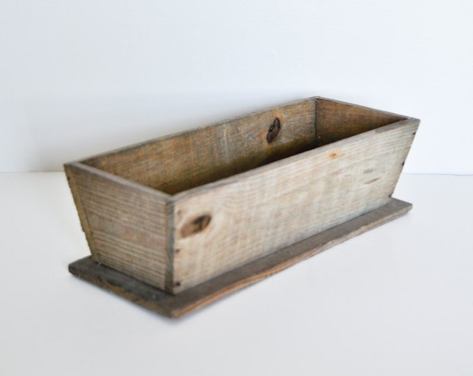 Planter Primitive Rustic Wooden Wood Box for Houseplants - Etsy