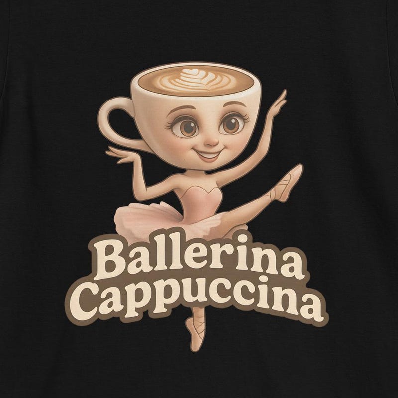 Catpuccino Shirt Italian Brainrot | AI Italian Brainrot Generator/lists ...