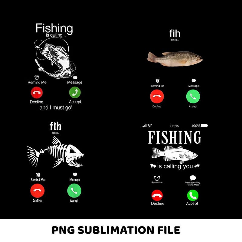 Fish calling shirt - Etsy.de