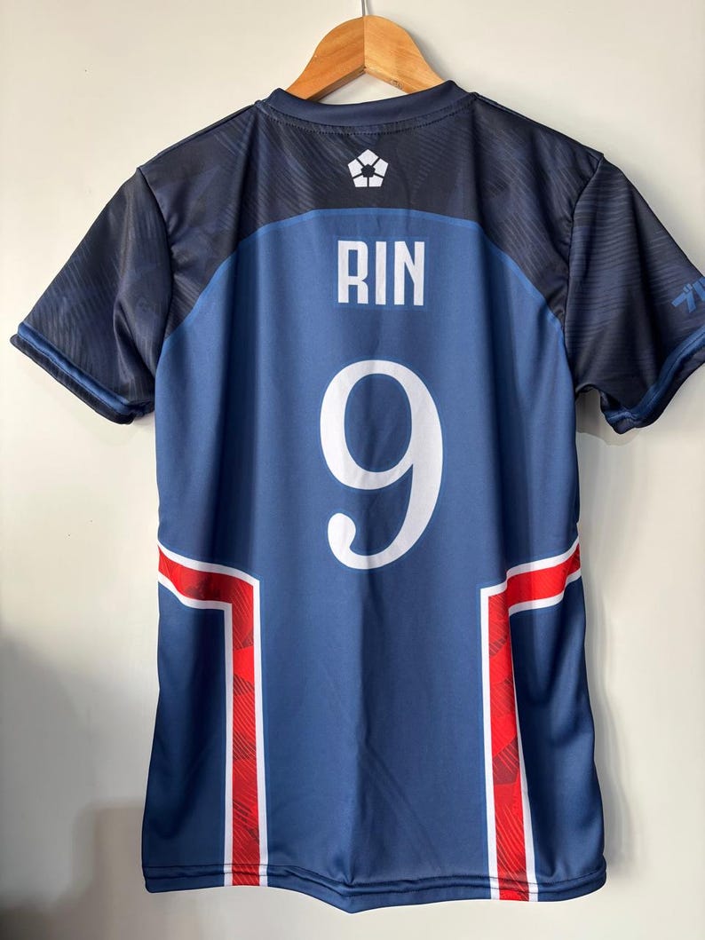 Blue Lock PXG Jersey Rin Shidou #9 or Custom Name and Number | Anime ...