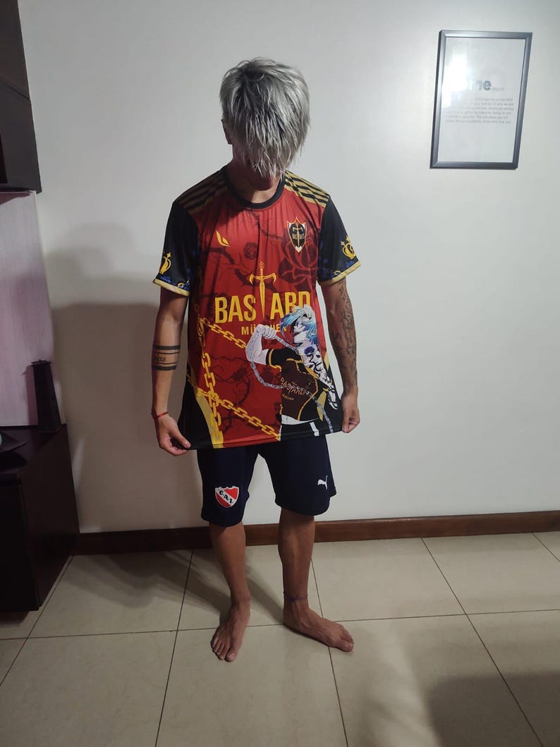 Blue Lock Kaiser 10 Jersey, Bastard München Anime Soccer Shirt, Michael ...