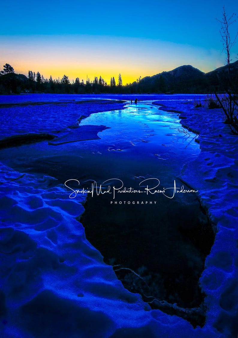 Sprague Lake Sunrise, Rocky Mountain National Park Winter Photo - Etsy