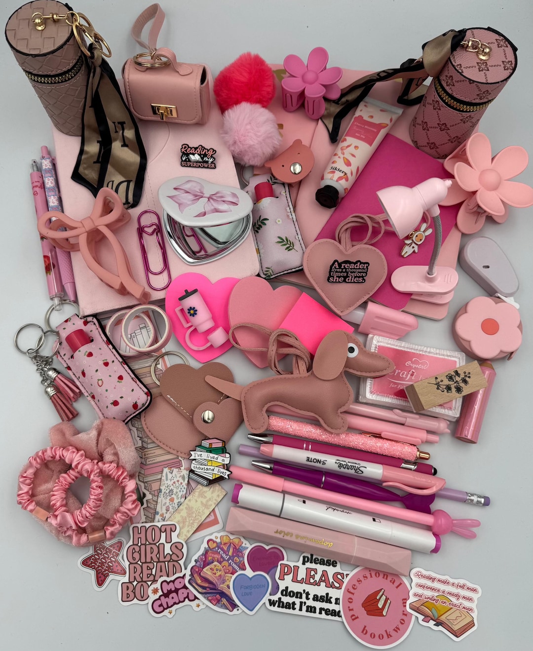 Pink Colour Bundle – Bookish Stationery Gift Bundle - Etsy