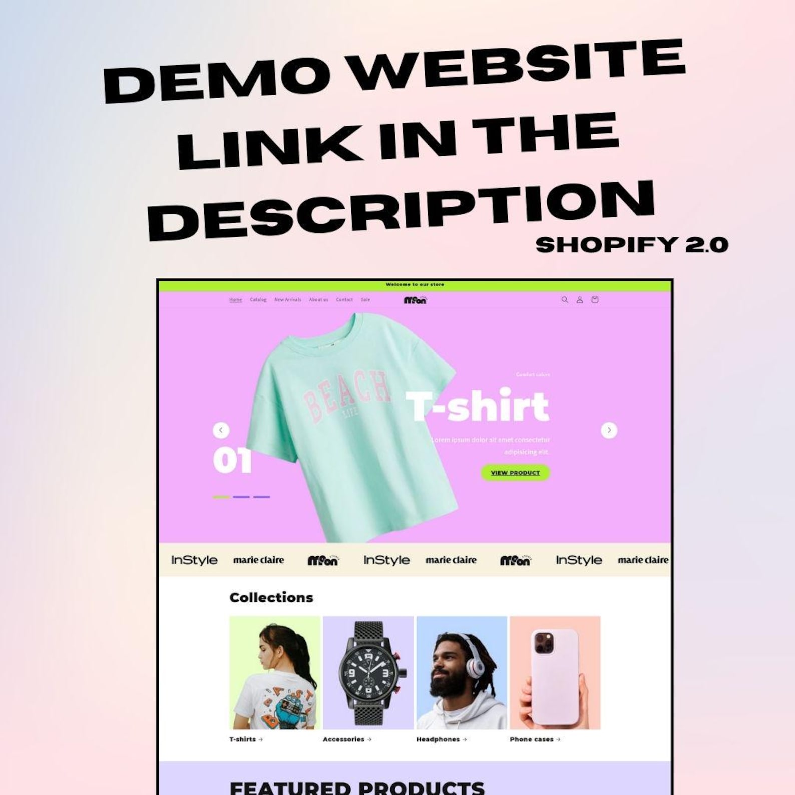 Shopify Theme for Print on Demand Store Design POD Shop Shopify Website ...