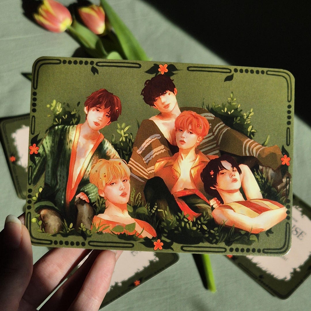 TXT Fanart Postcard – Kpop Concert Freebie Art Print – A6 Mini Print ...
