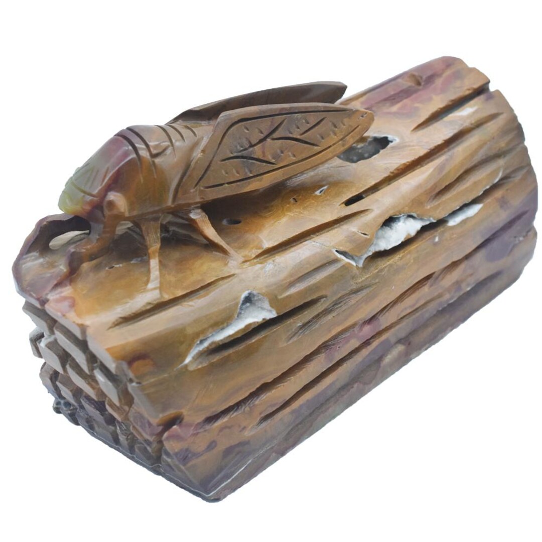 Raw Jade Carving Cicada Statue Pure Hand Carved, Exquisite and Rare ...