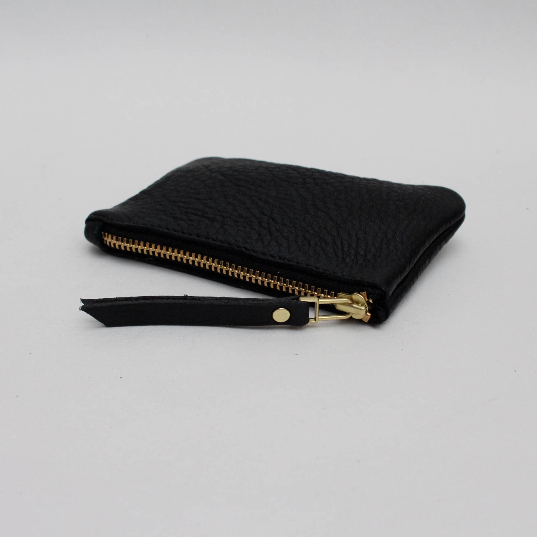 Black Leather Coin Purse, Foxcombe Coin Pouch - Etsy