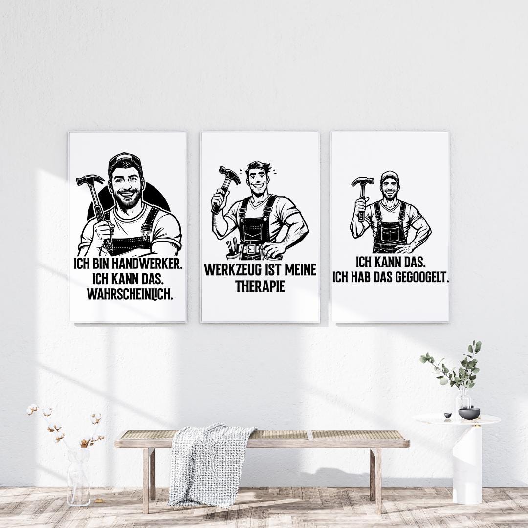 Funny Craftsman SVG Bundle | Set of 3 Men's Sayings | Tools Are My ...