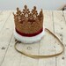 SANTA CLAUS Crown Baby Santa Claus Christmas Fur Lace Crown - Etsy