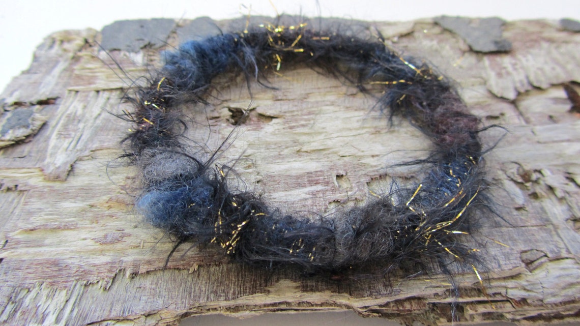 HOOPS Wool Wrapped Wreath Hoops Colorful Bangles Hippie - Etsy