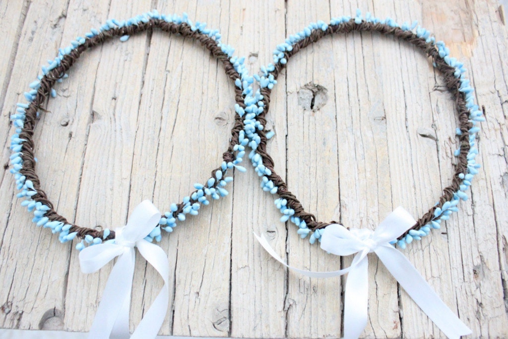 Light Blue WEDDING Crowns Wedding Greek Stefana Light Blue - Etsy