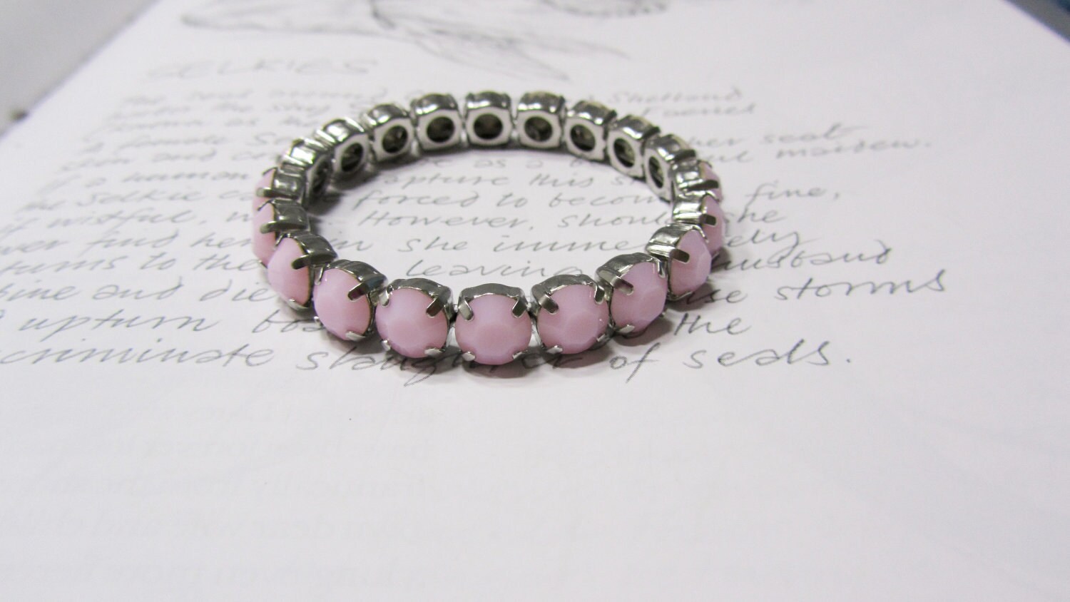 ROSE ALABASTER Swarovski Diamonds Bracelet Jewel Rhinestone - Etsy