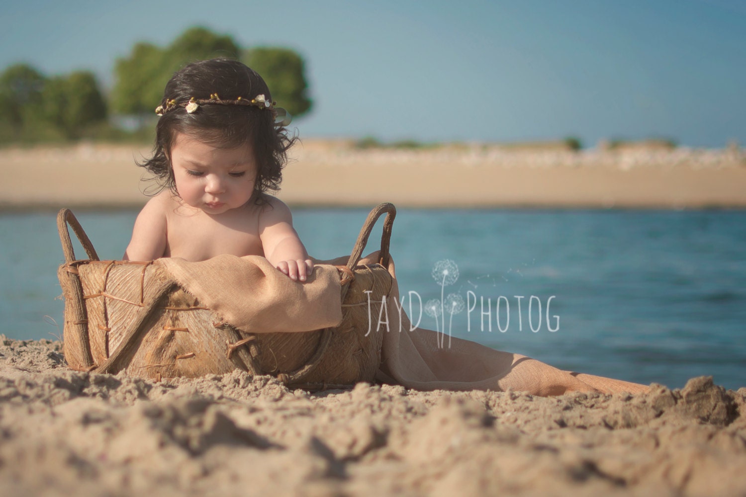 SANDY Forearm and Wreath Set Newborn Halo Newborn Photo Prop Wreath for ...