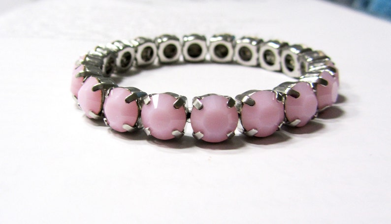 ROSE ALABASTER Swarovski Diamonds Bracelet Jewel Rhinestone - Etsy