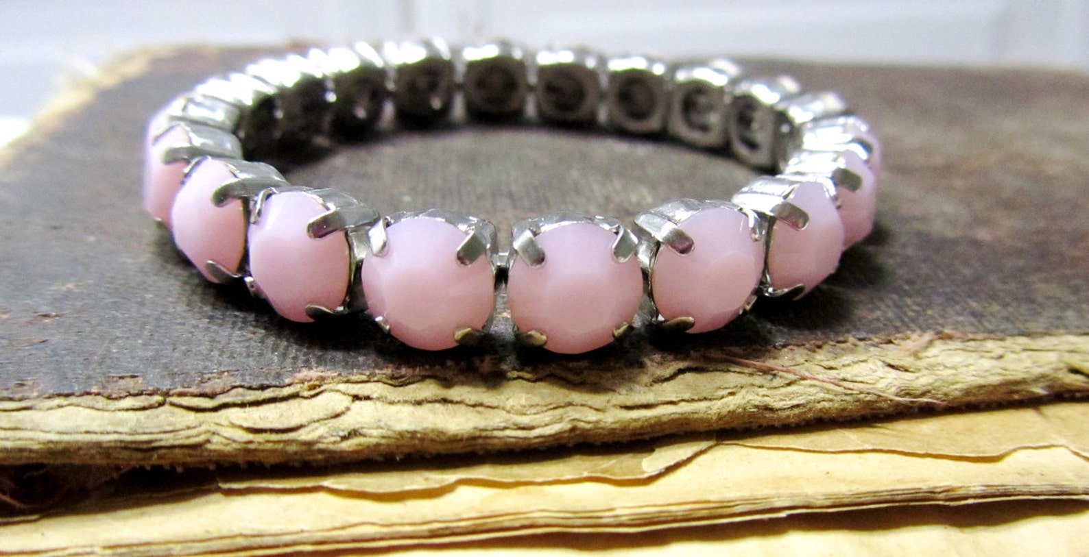 ROSE ALABASTER Swarovski Diamonds Bracelet Jewel Rhinestone - Etsy