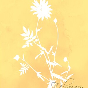 Spring Floral Wall Art Printable Colorful Watercolor (set of 6)-8x10 ...