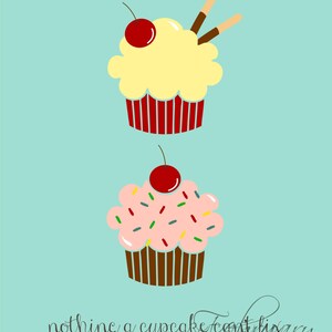 Kitchen Bakery Decor Printable Wall Art Cupcakes Ice Cream Lollipops ...