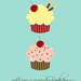 Kitchen Bakery Decor Printable Wall Art Cupcakes Ice Cream Lollipops ...