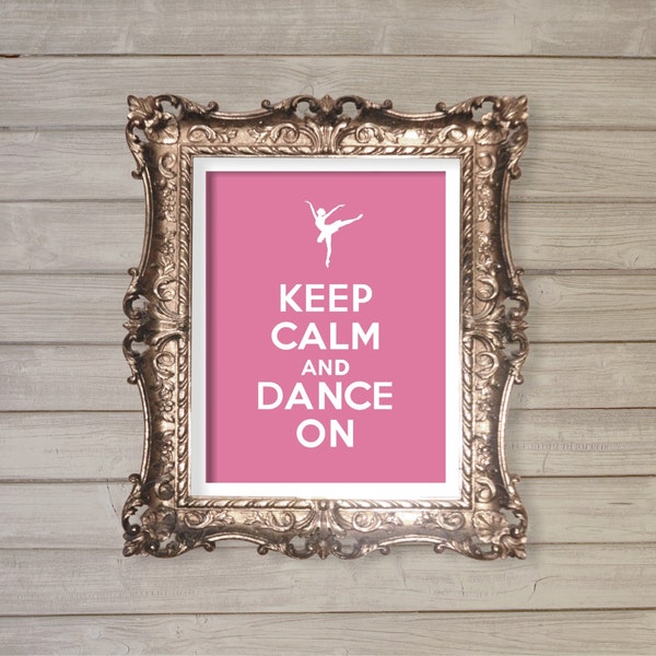 Keep Calm and Dance - Etsy