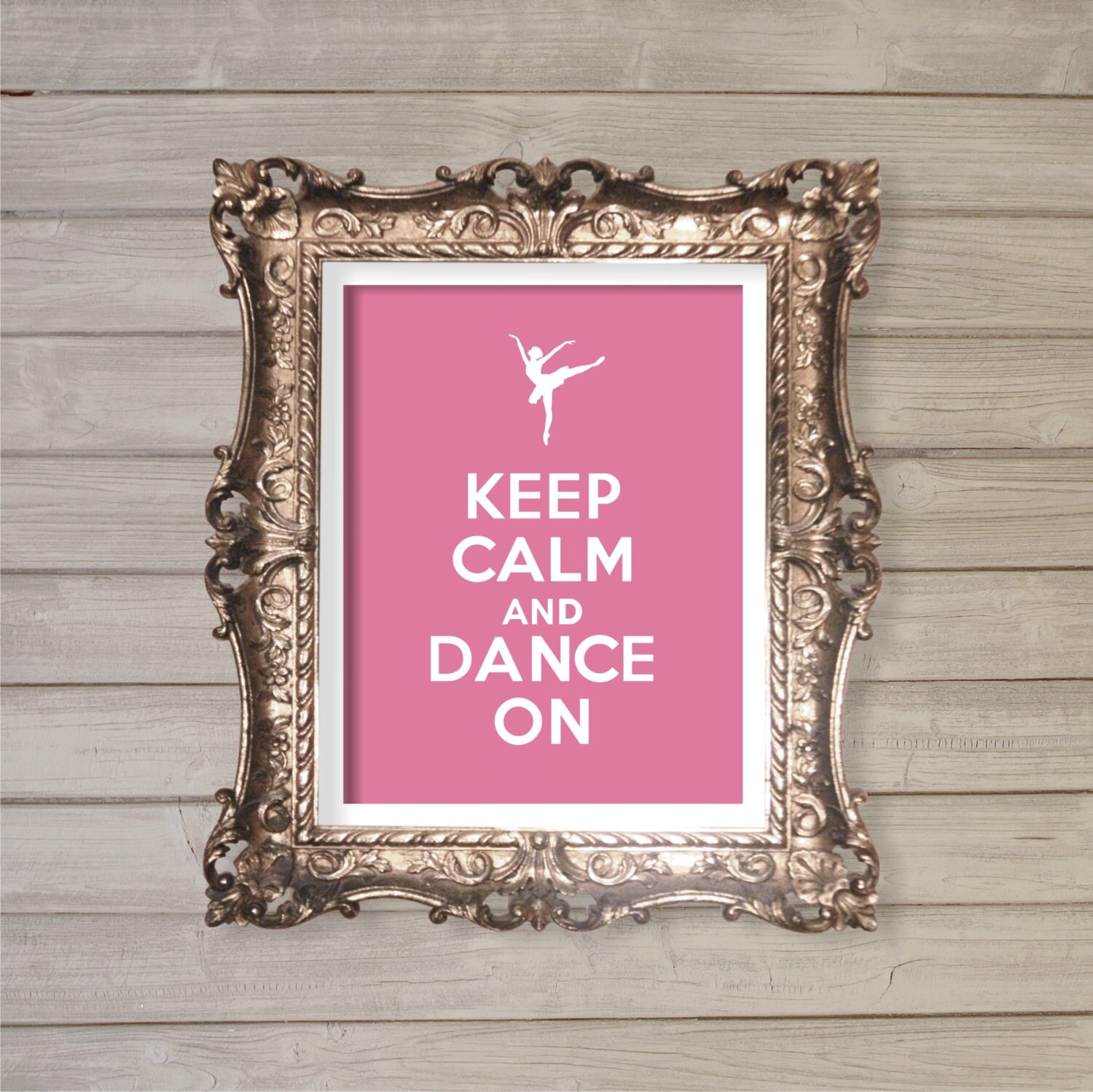Keep Calm And Dance On Pink