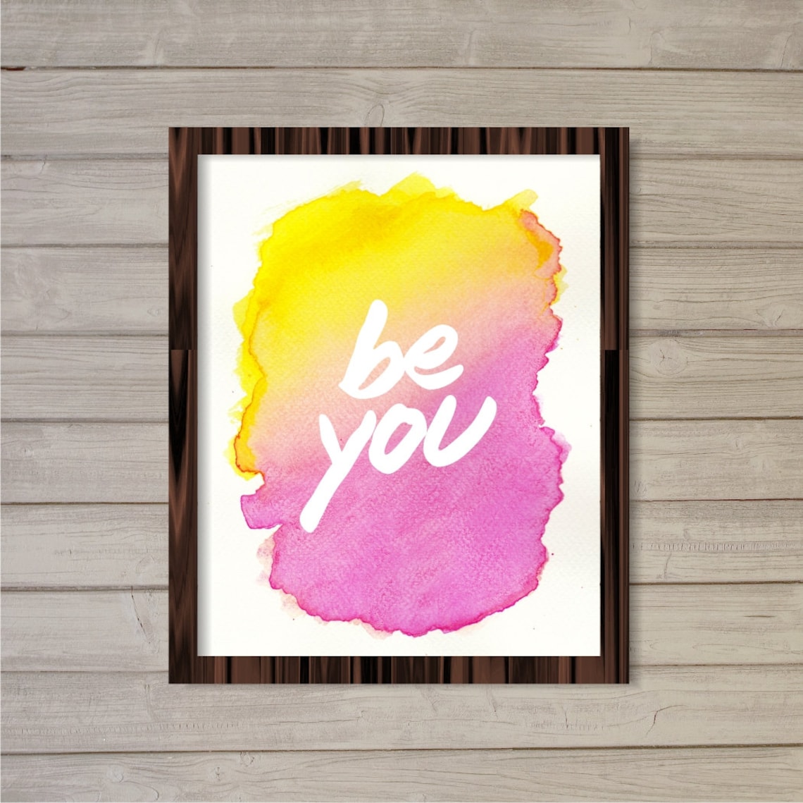 Instant Download Motivational Quote Printable Be You - Etsy