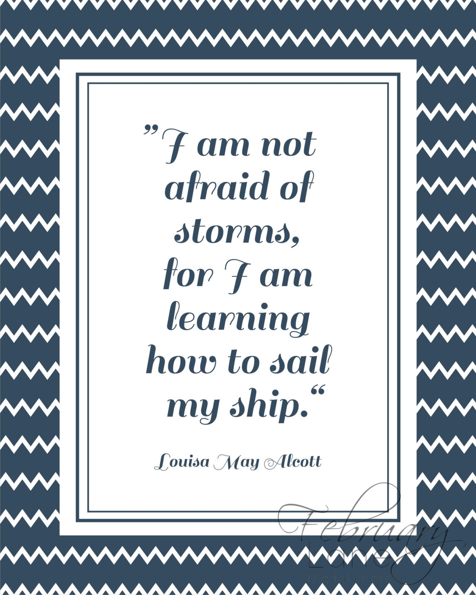 Nautical Nursery Quote Printable Set of 3 8x10 Instant - Etsy