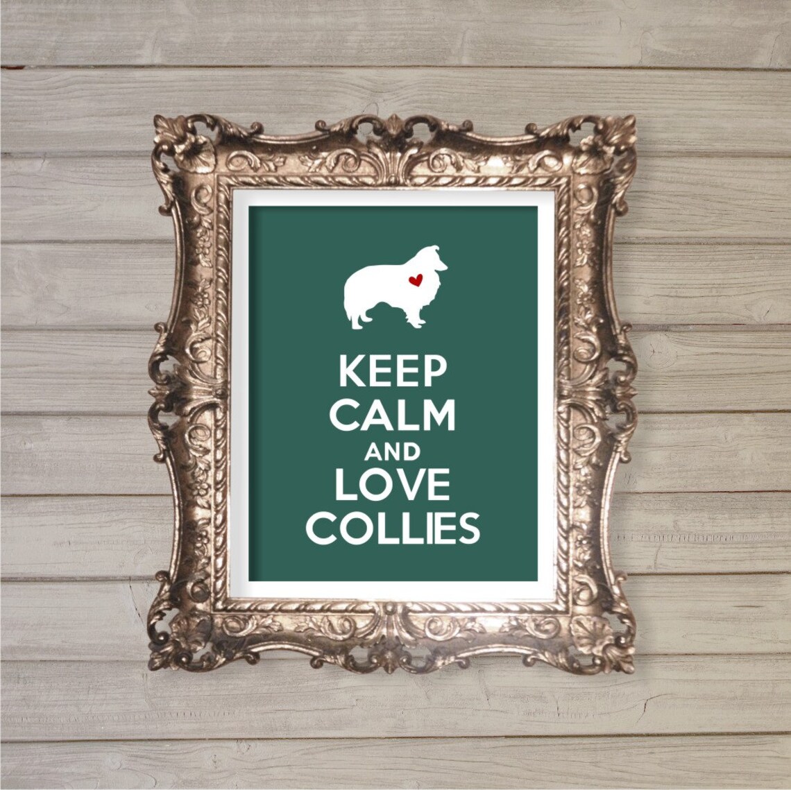 Keep Calm and Love Collies 8x10 Instant Download Border - Etsy