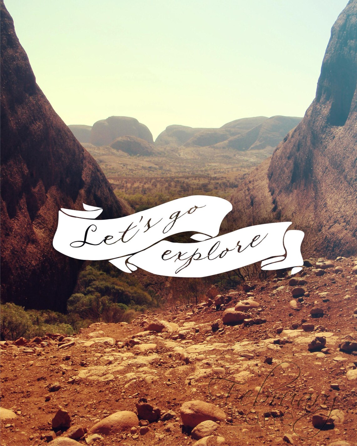Let's Go Explore 8x10 Mountains Adventures Hiking - Etsy
