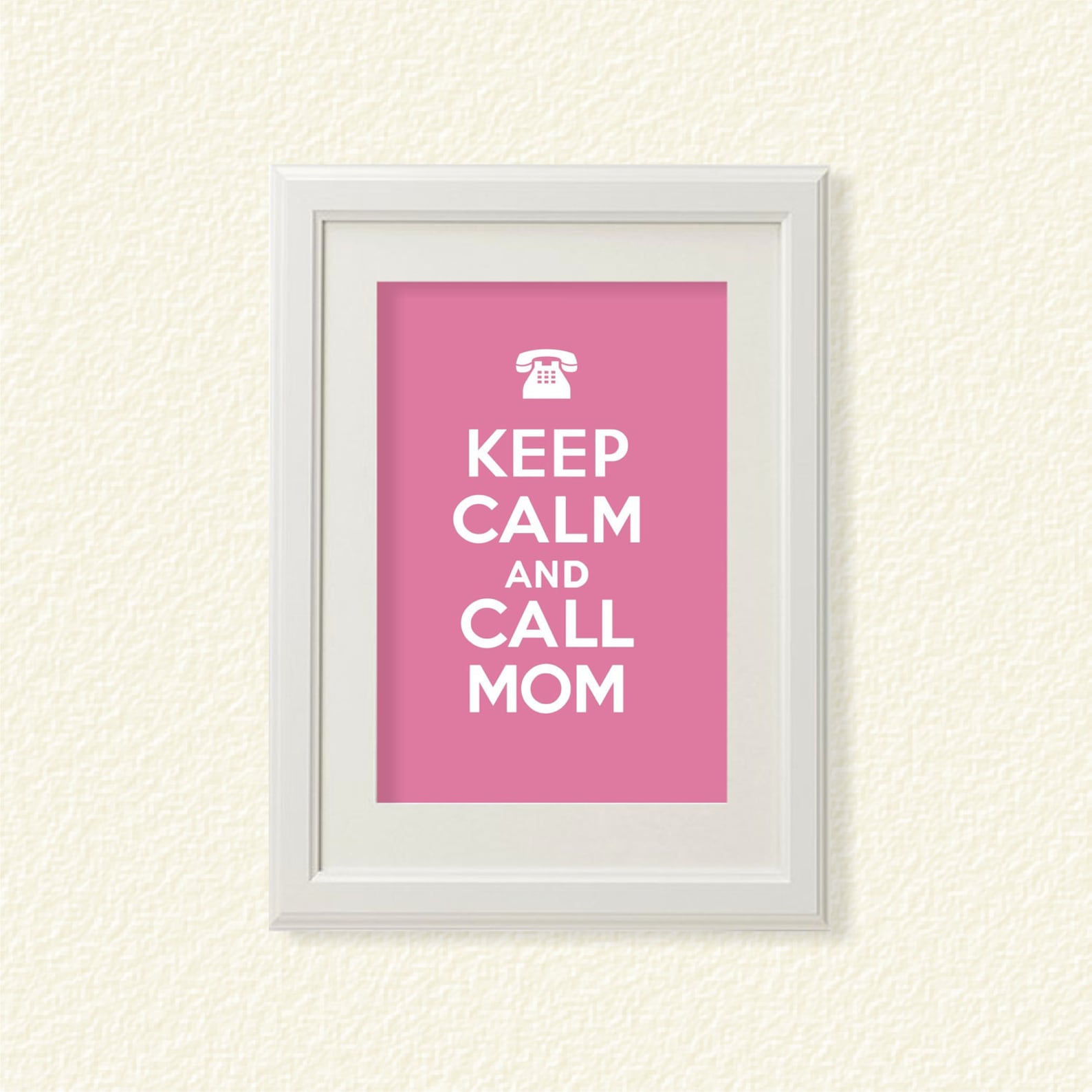 Keep Calm and Call Mom Pink 8x10 Instant Download Farewell - Etsy