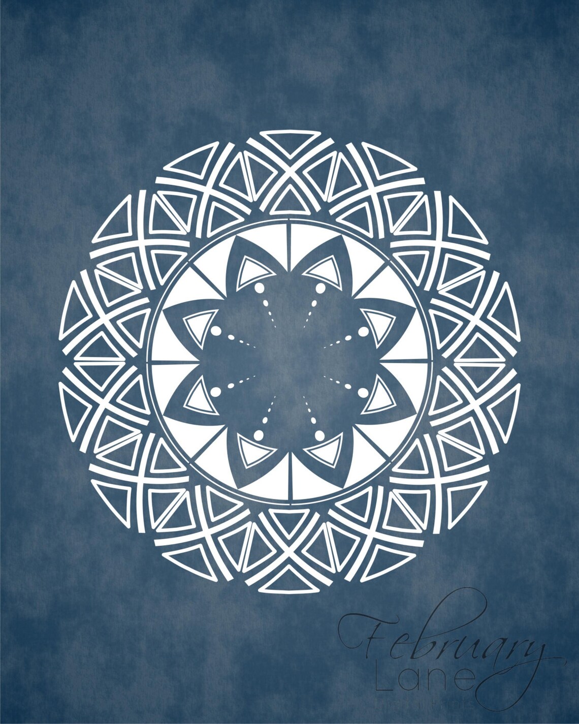 Geometric Circle Mandala Medallion Pattern Printable Wall Art | Etsy