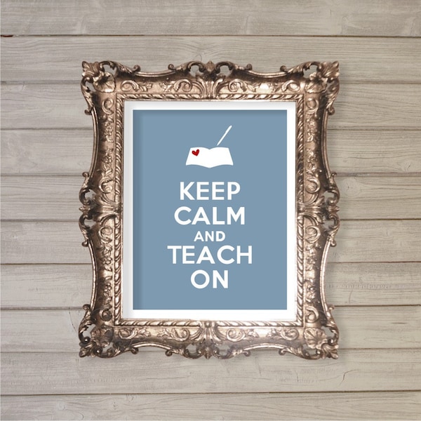Keep Calm and Teach - Etsy