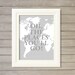 Oh, the Places You'll Go Wall Art Printable 8x10 Atlas Map Travel Theme ...