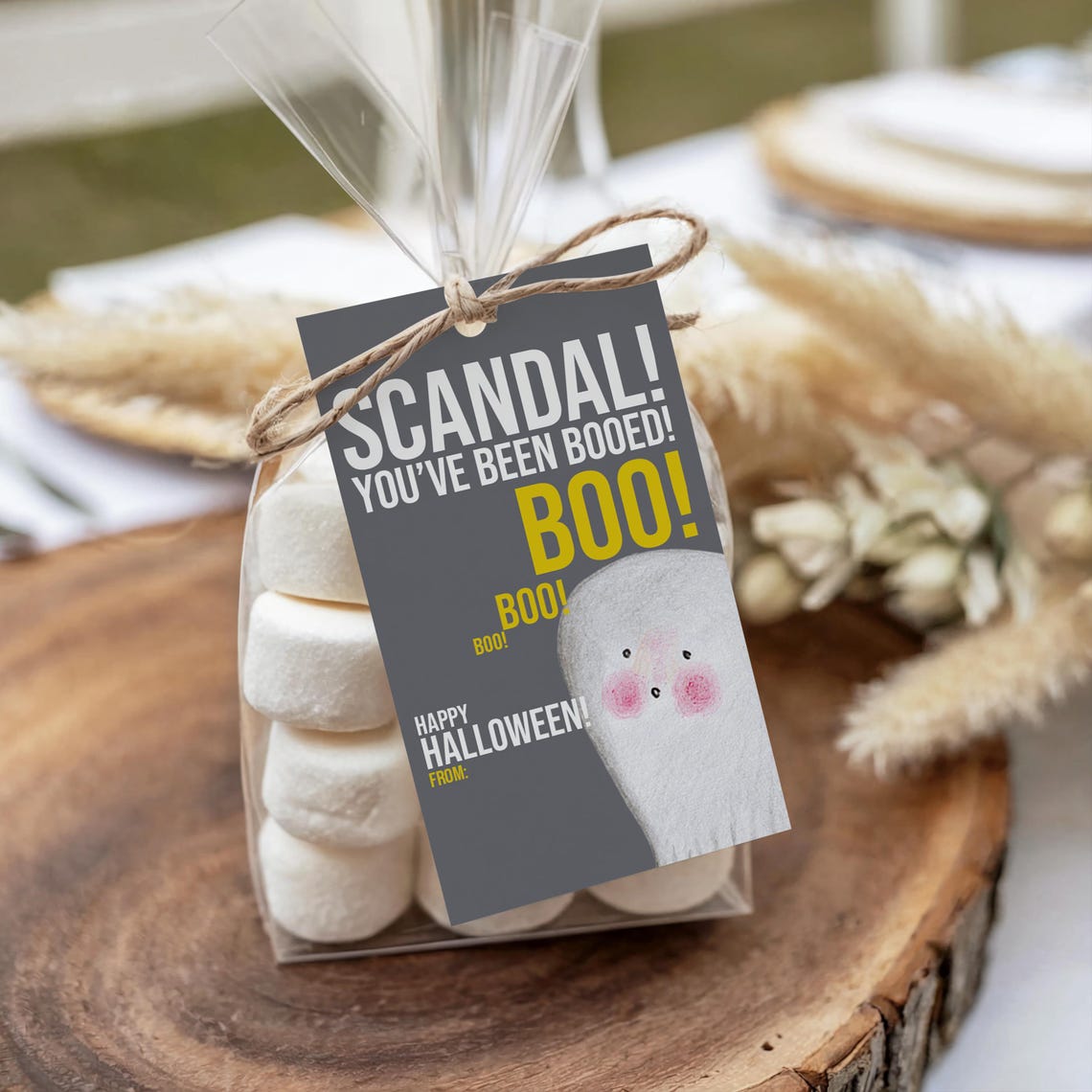 Printable You've Been Boo'd Tag, Downloaded Happy Halloween Favor Tag ...